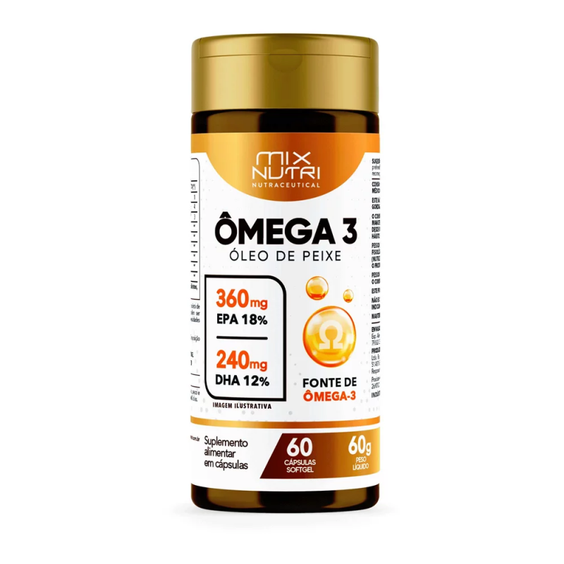 OMEGA 3 NUTRACEUTICAL – EPA: 360MG • DHA: 240MG- 60 CAPSULAS